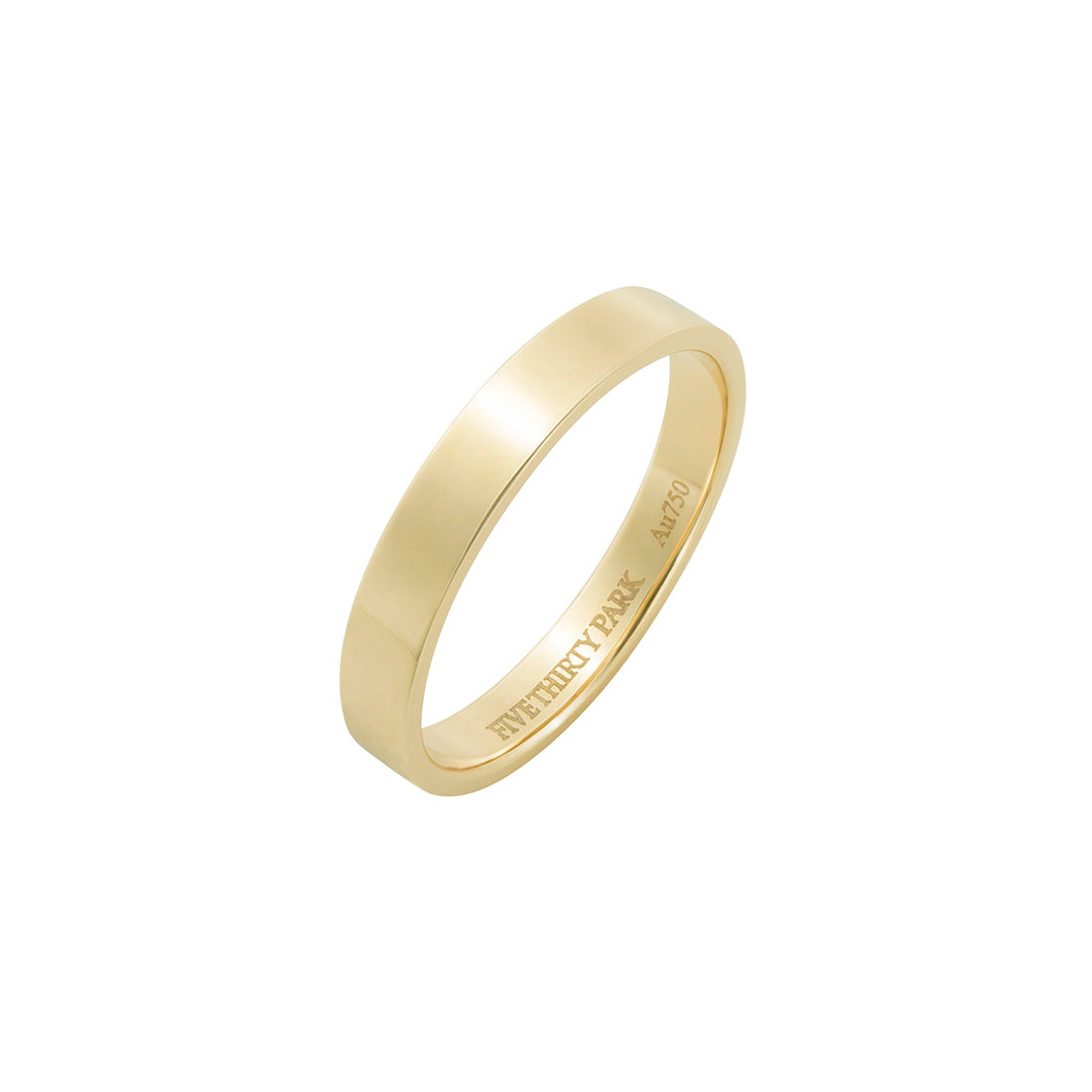 3mm Chronus Flat Band Ring